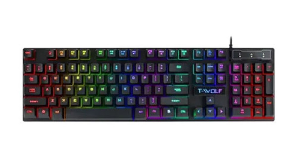 T-Wolf T20 RGB Gaming Keyboard Price in Bangladesh | One Stop